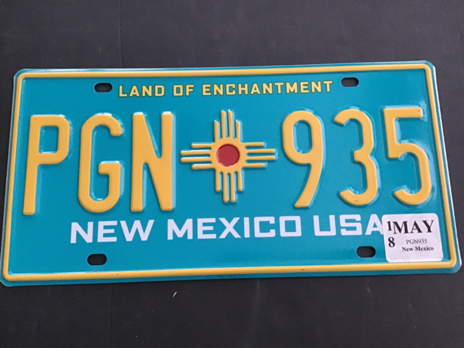 2018 New Mexico License Plate Tag Centennial PGN 935 | eBay