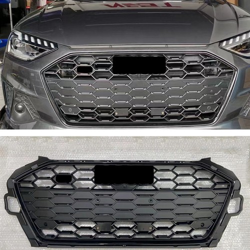 Mesh Grille Front Honeycomb Grill For Audi A4 2020 2021 2022 2023 2024 ...