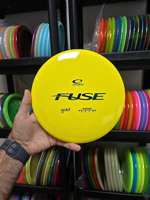 Latitude 64 Gold Line Fuse Yellow 179g Disc Golf Midrange Trilogy Discs ...