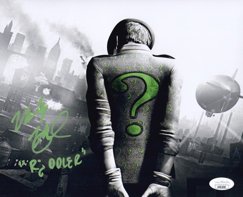 WALLY WINGERT Signed ARKHAM CITY Riddler 8x10 Photo Autograph JSA COA ...