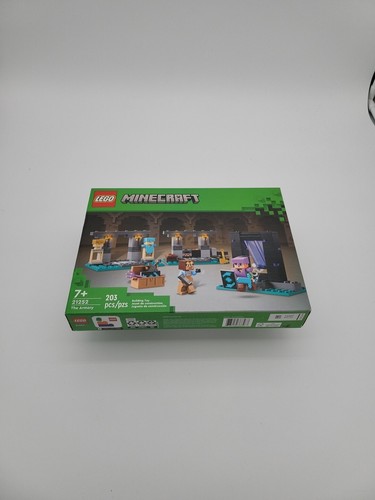 Lego Minecraft 21252 The Armory Building Set Alex And Armorsmith 2024 ...