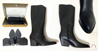 INDIGO RD KOLLYN WOMAN BOOTS BLACK FOOTWEAR SIZE 6 VEGAN CRUELTY FREE ...