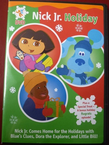 DVD Nick Jr Holiday Dora the Explorer Blue's Clues Rugrats LN ...