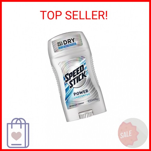 Speed Stick Men's Antiperspirant Deodorant, Unscented, 3 Ounce, 4 Pack ...