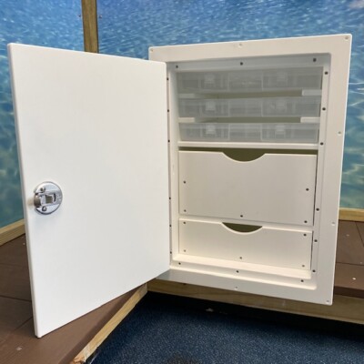 Tackle Center 18″W x 24″H starboard boat storage unit | eBay