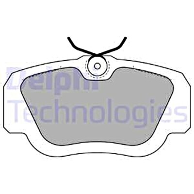 DELPHI Disc Brake Pad Set For MERCEDES 190 W201 82-93 0014208120 | eBay