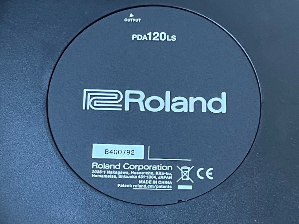 🐀👌ROLAND PDA 120LS BLK 🐀DUAL TRIGGER 12" SNARE PAD🐀FREE POSTAGE INC🐀👌2 ...