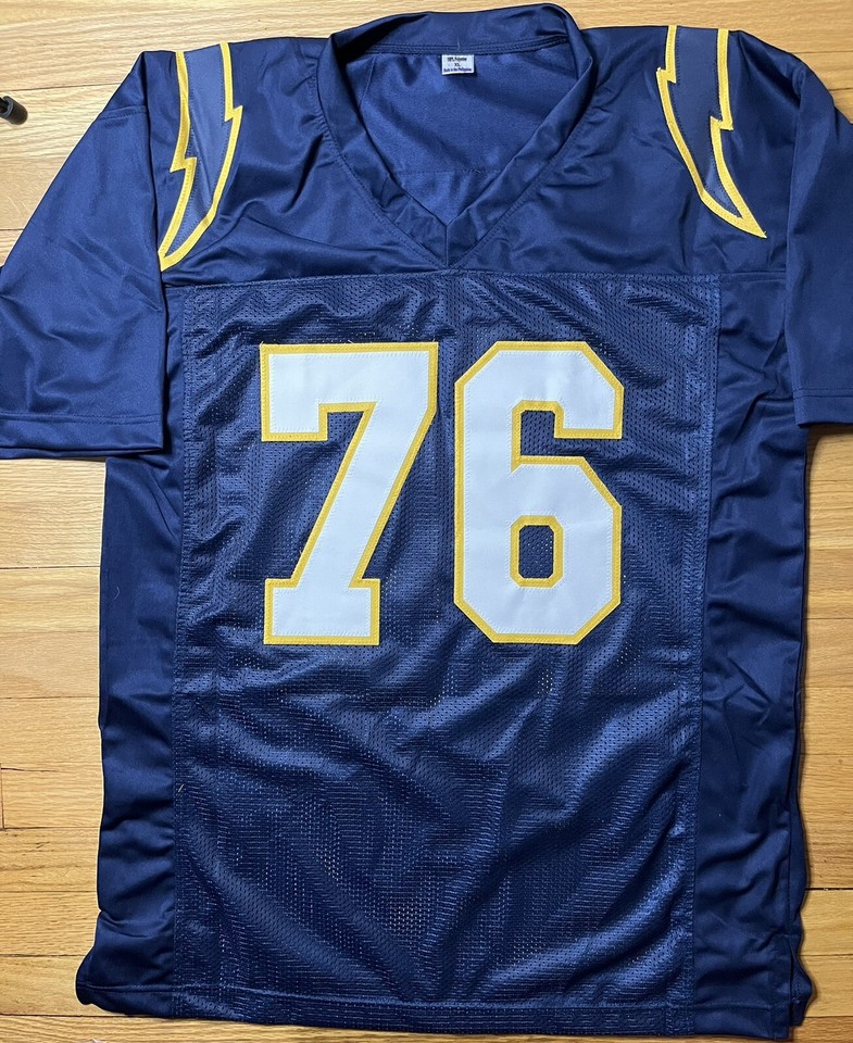 Joe Alt Signed Custom Blue Los Angeles Chargers Jersey JSA COA | eBay