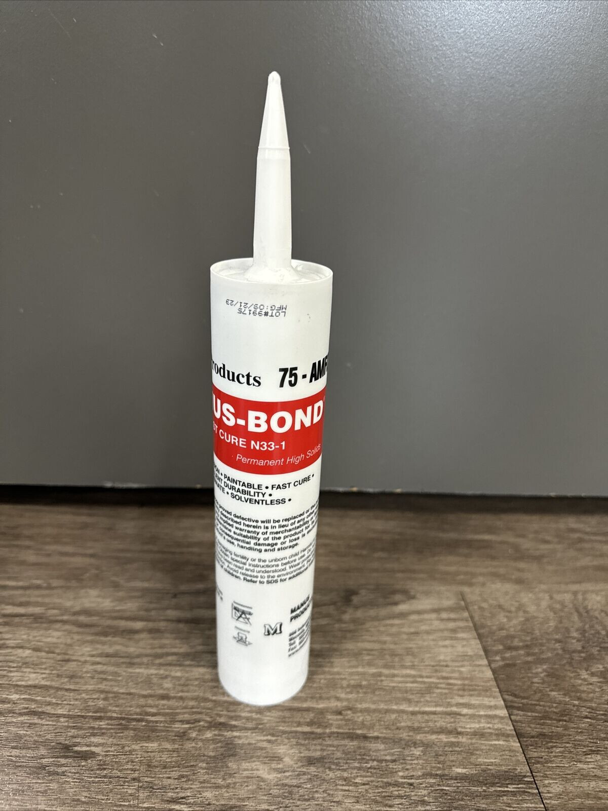Manus Products Manus Bond 75-AM 75AMFC Industrial Grade Sealant - Gray (30 Pack) | eBay