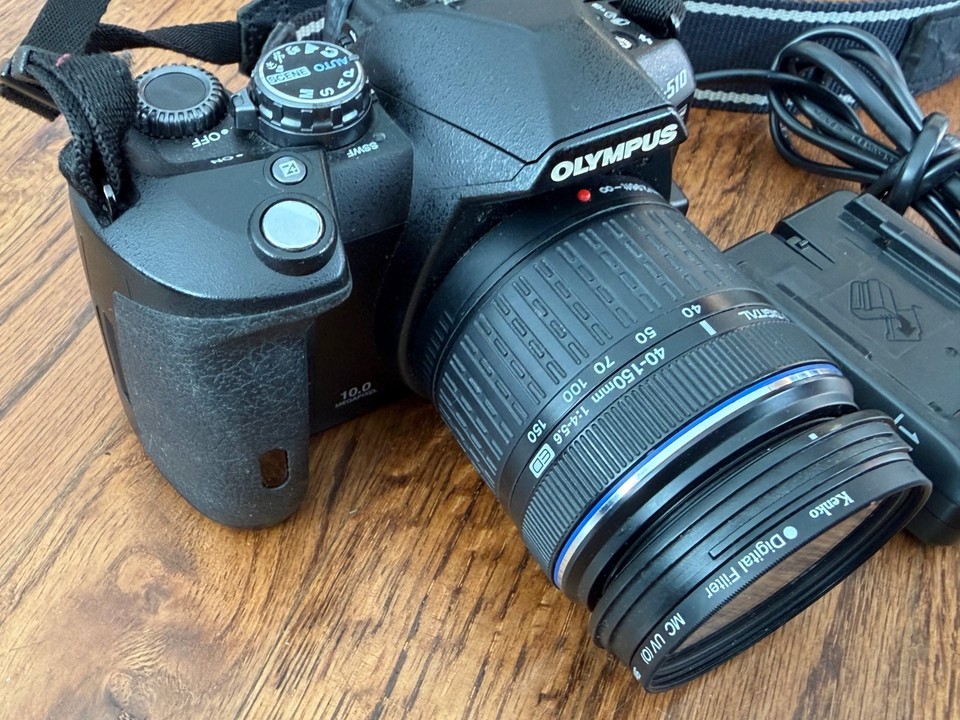 Olympus Evolt E-510 Digital SLR Camera 10 Megapixel Four Thirds + 40 ...
