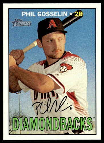 Phil Gosselin 2016 Topps Heritage #537 Arizona Diamondbacks 25439 ...