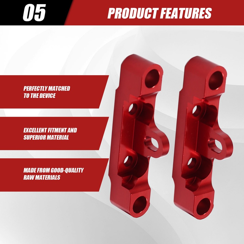 3X(RC Car Upgrade Lower Arm Mounting Kit for 1/10 TT02 TT-02 RC Car8872 ...