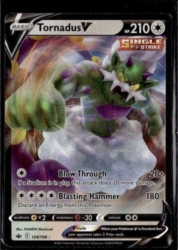 Pokémon TCG Pokémon Tornadus V Tornadus Ultra Rare Holo | eBay
