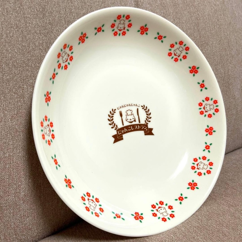 San-X Nyan Nyan Nyanko Restaurant Plate Large Unused, Cute Novelty Dish | eBay