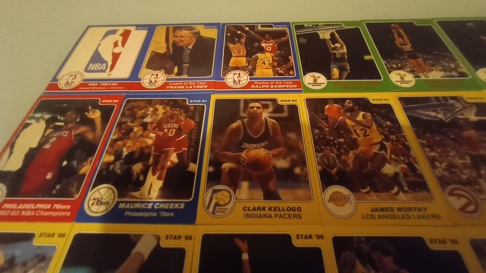 ☄️🏀1984 Star Basketball Cards🏀☄️ | eBay