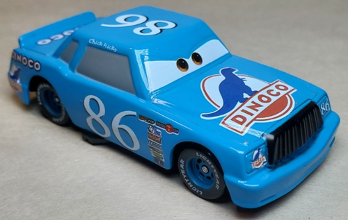 Disney Pixar Cars Dinoco Blue Chick Hicks #86 Piston Cup Diecast 1:55 ...