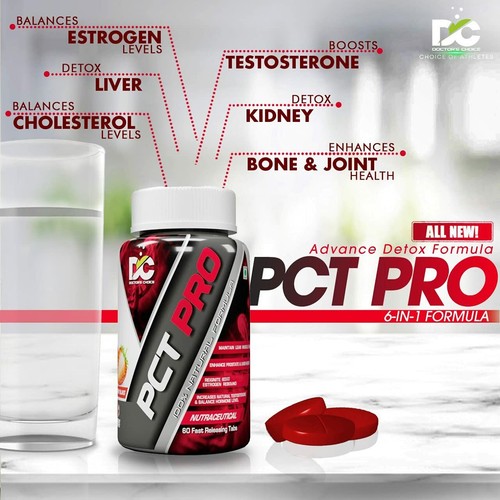 DOCTOR'S CHOICE PCT PRO All-in-One | Detox | Post Cycle Therapy- 60 ...
