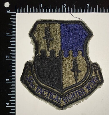 Cold War USAF Air Force 52nd Tactical Fighter Wing SUBDUED Patch | eBay