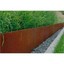 lawn edging, Corten steel edging, rusty edging, path edging , raised ...