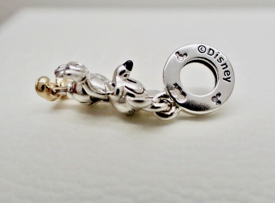 PANDORA Disney 100th Anniversary Mickey Mouse Dangle Charm Sterling ...