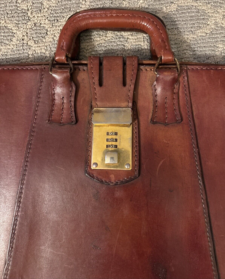 VTG ATLAS of Philadelphia Leather Briefcase - Lawyer/Doctor Bag | eBay