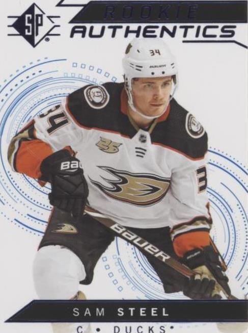 2018-19 SP - Rookie Authentics Sam Steel #134 Blue (RC) for sale online ...