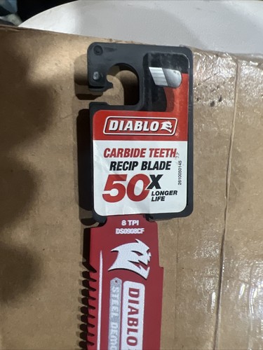 Diablo 9" Reciprocating Saw Blade Carbide Tipped for Thick Metal ...