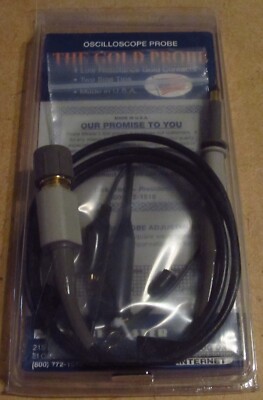 Gold Probe Oscilloscope Probe, 4905, 150MHz, 10:1, 10 foot length ...