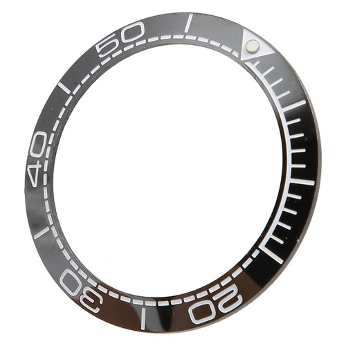 (Black & White)Watch Bezel Insert 41.5mm Ceramic Watch Bezel Ring ...