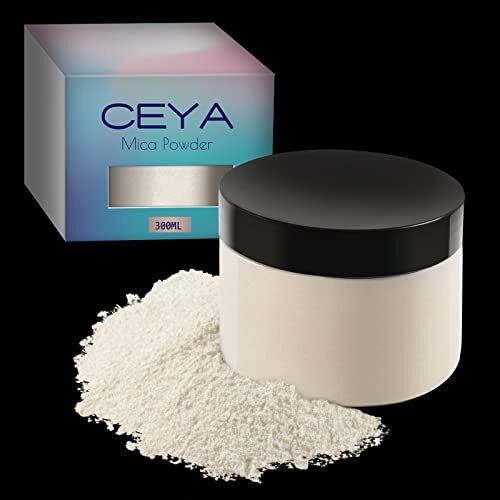 Ceya Mica Powder 5.3oz/ 150g Diamond White Pearlescent Effect Colorant ...