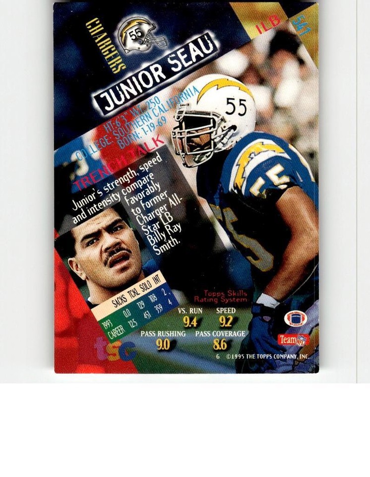 JUNIOR SEAU CARD #541 BFU2R1S2P051 FREE SHIPPING | eBay