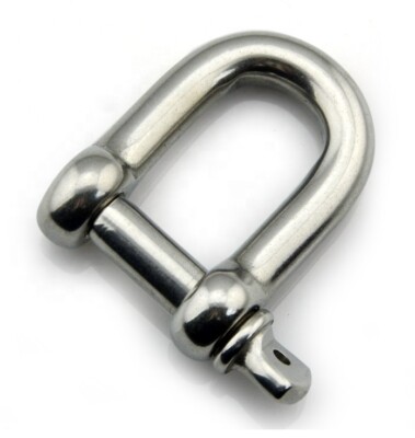 4mm 5mm 6mm 8mm 10mm 12mm 16mm - D Shackle A4 Marine Grade Stainless ...