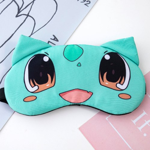 3D Cartoon Pokemon Eye Mask Gift Travel Aid Sleep Masks Blindfold Adult ...