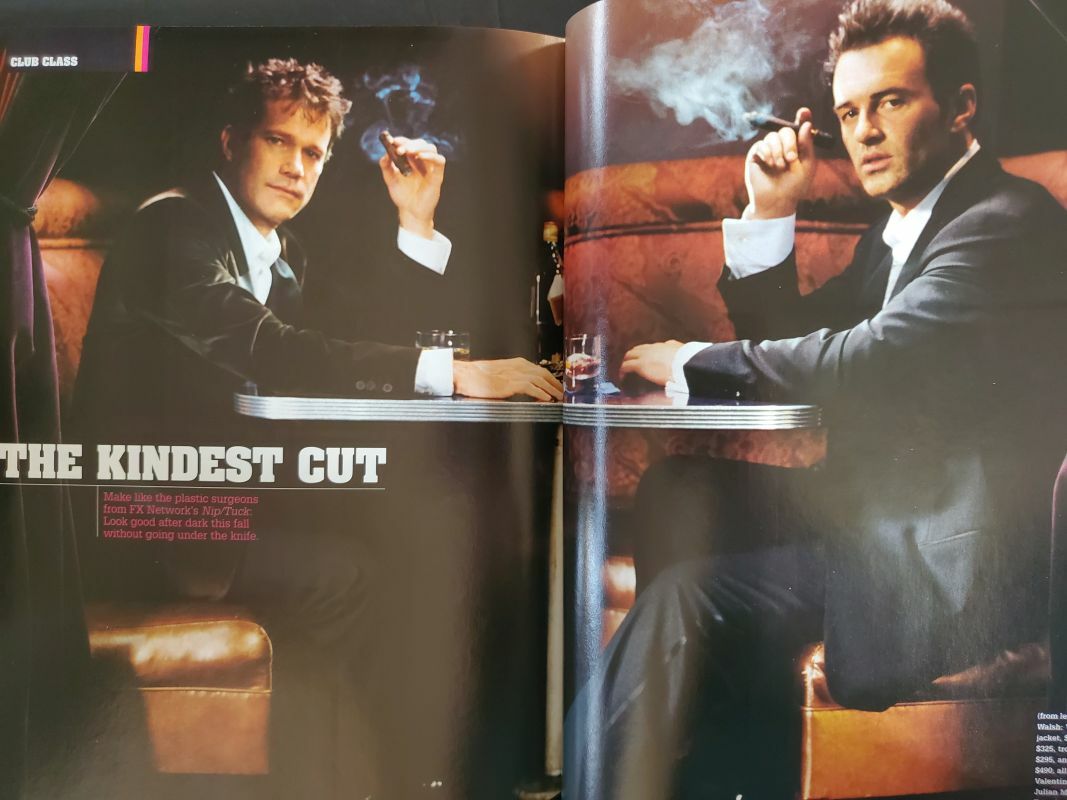 2004 magazine JAMIE DORNAN & Natalia Vodianova Calvin Klein AD Julian ...