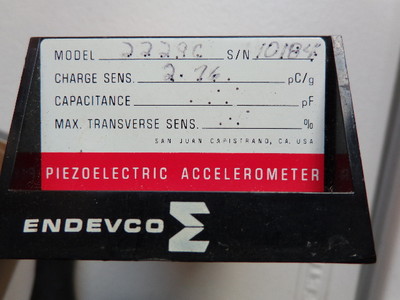 Other - Endevco Accelerometers Model