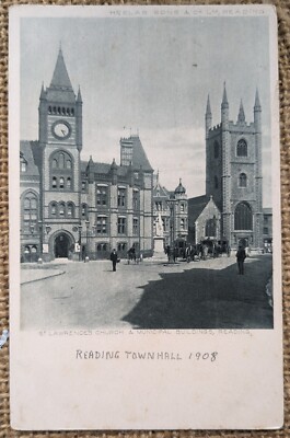 Reading St. Lawrence's Church & Municipal Buildings, Berks, Heelas ...