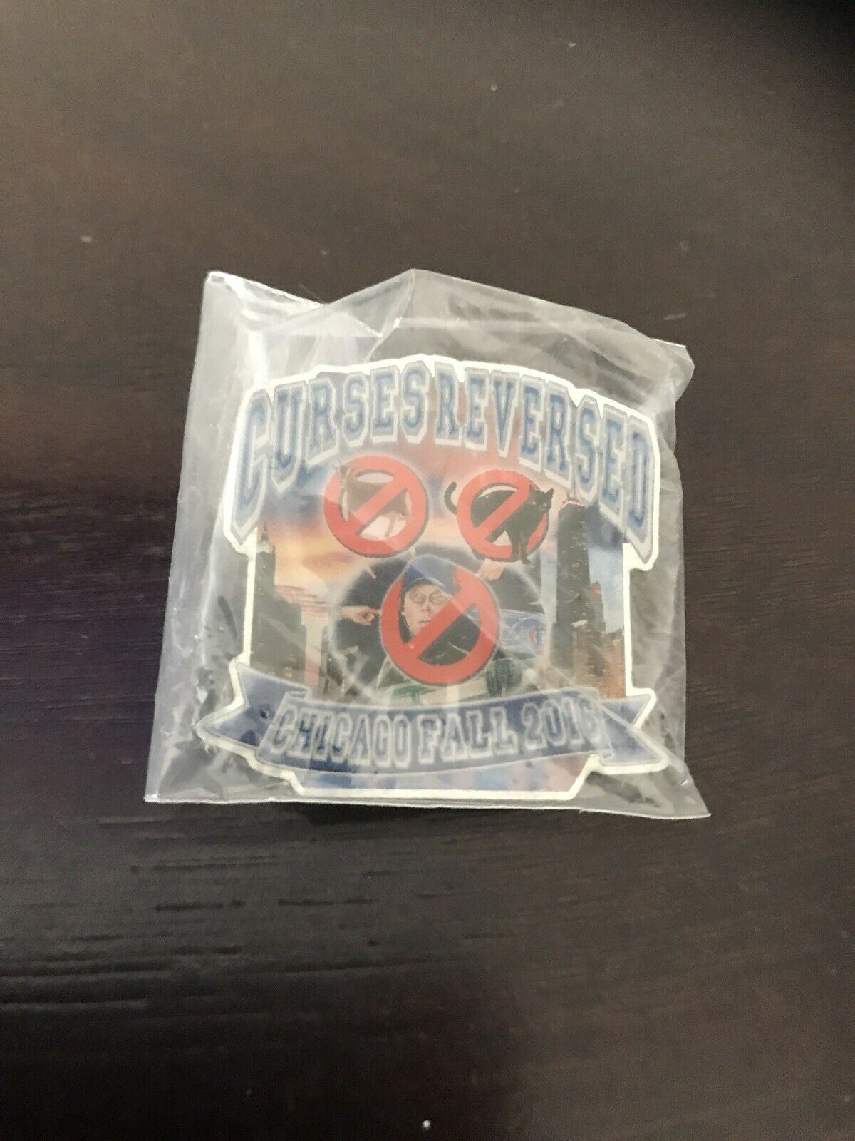 Chicago Cubs Pin Champions Curse Reversed Pin Rare Cubbies | eBay