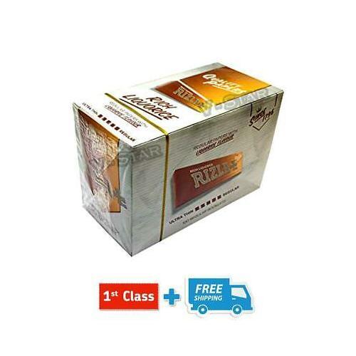 NEW RIZLA ORANGE LIQUORICE REGULAR CIGARETTE ROLLING PAPERS ORIGINAL ...