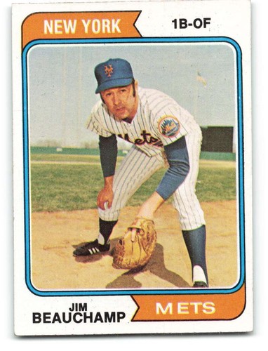 1974 Topps #424 Jim Beauchamp EX Excellent Mets ID:231798 | eBay