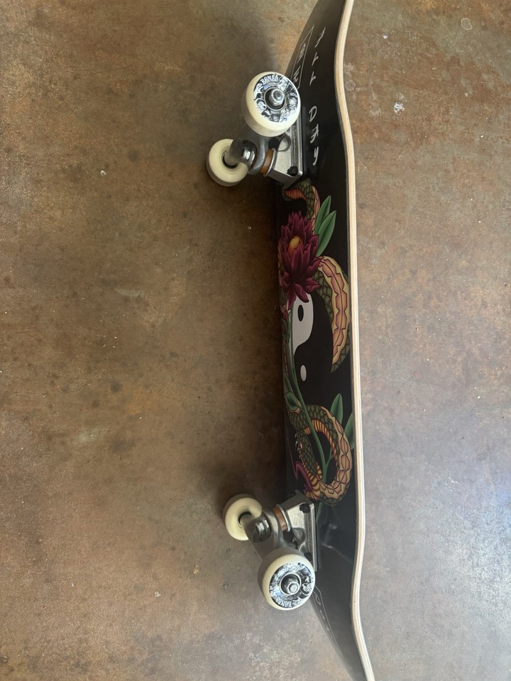 Trick Skateboard (54 mm Bones Wheels) (Barely Been Used) (Good ...