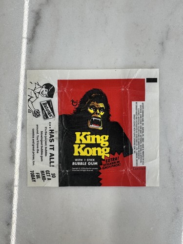 1976 Topps King Kong Wax Wrapper Lot of 8 B312 | eBay