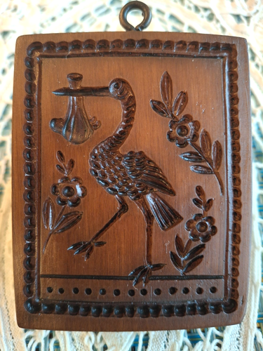 Springerle Speculaas Gingerbread Butter Cookie Stamp Press Mold - STORK ...