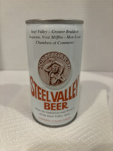 Vtg. 12oz Beer Can - Steel Valley Beer - Pull Tab Very Good Condition ...