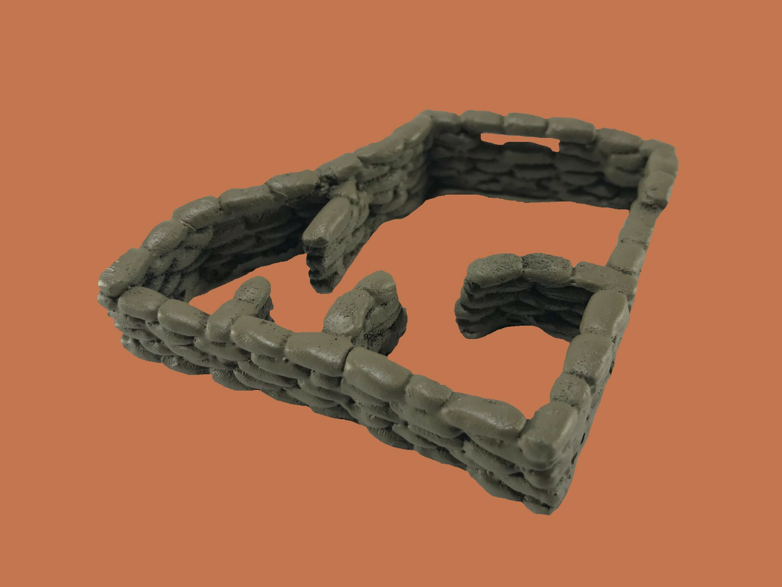 25mm / 1:72 Scale Sandbag Machine Gun Positions | eBay