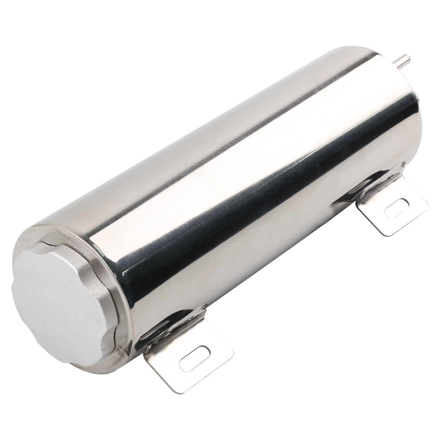 3" X 10" Radiator Coolant Overflow Tank Universal Polished Stainless ...