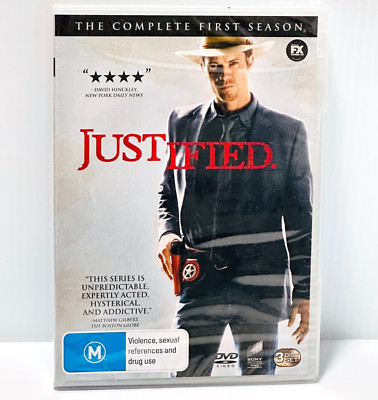 Justified Season 1 DVD Regions 2,4 & 5 PAL NEW and sealed Tracked post ...