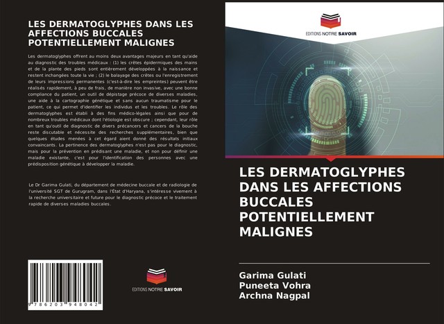Les Dermatoglyphes Dans Les Affections Buccales Potentiellement ...
