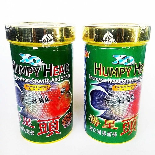 2 x Xo Ocean Free Flowerhorn Cichlid Fish Food Humpy Head Medium Pellet ...