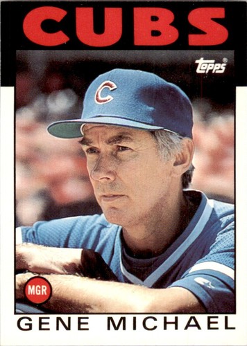 1986 Topps Traded Gene Michael Baseball Cards #73T | eBay