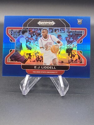 2022-23 Panini Prizm Draft Picks Blue Variation /199 EJ Liddell #74 ...